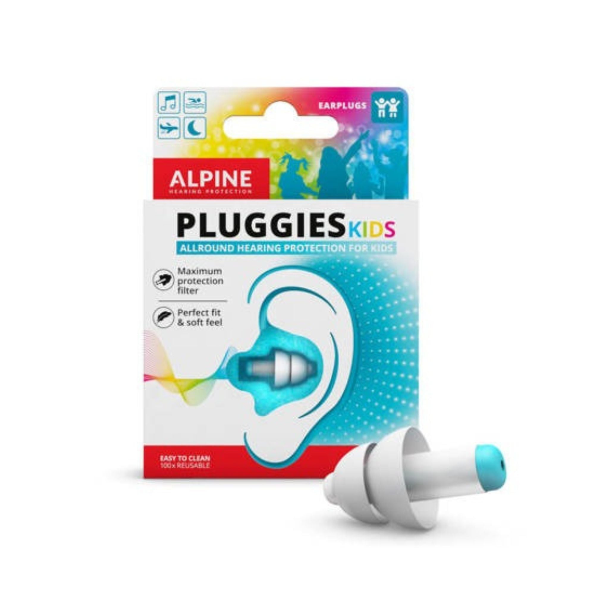Alpine Hearing Protection "Pluggies for Kids" Earplugs. – Pharmapax1