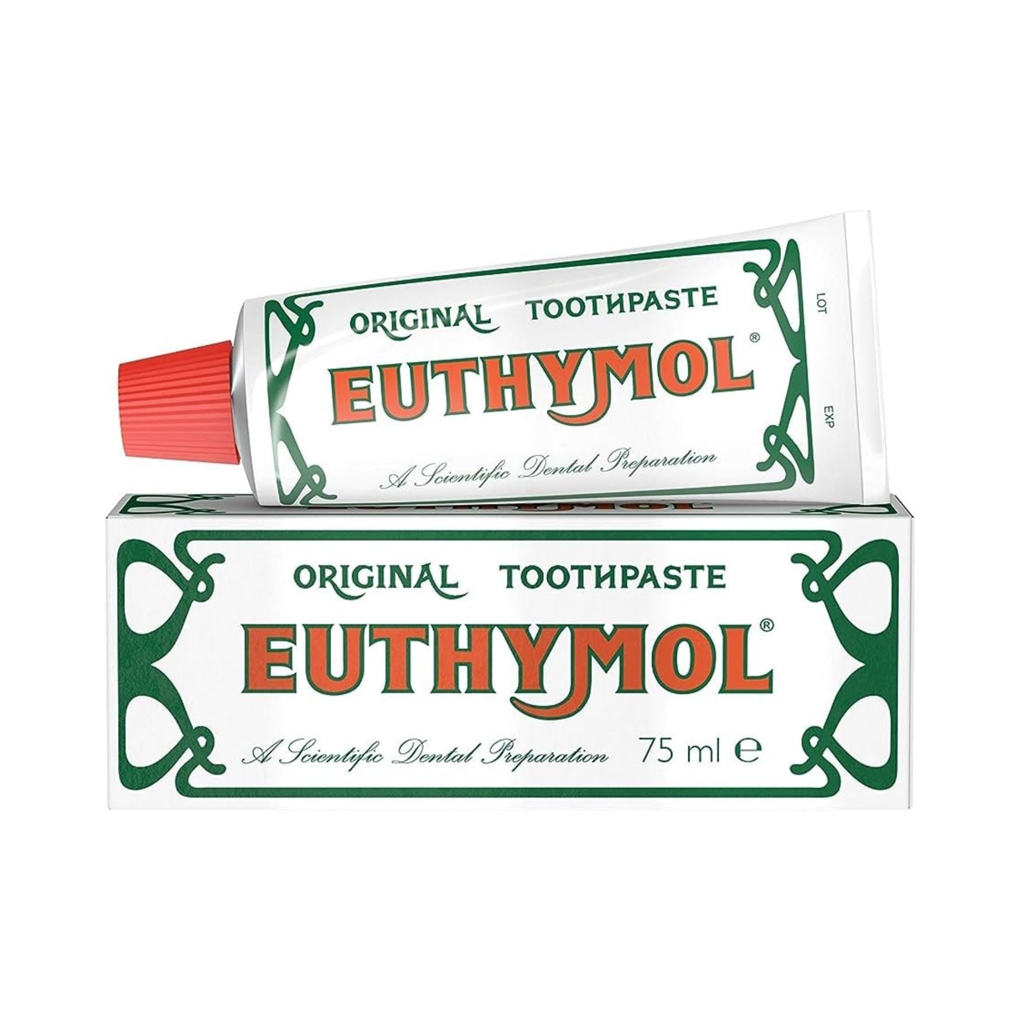 Euthymol Original Toothpaste 4 x pack 75ml – Pharmapax1